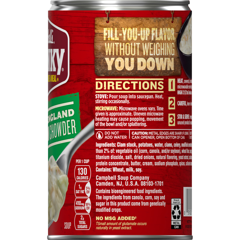 campbell's clam chowder