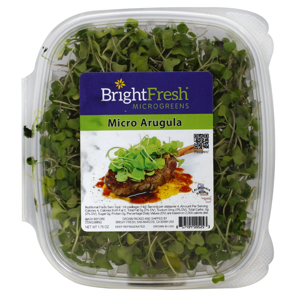 Bright Fresh Microgreens Micro Arugula-Main