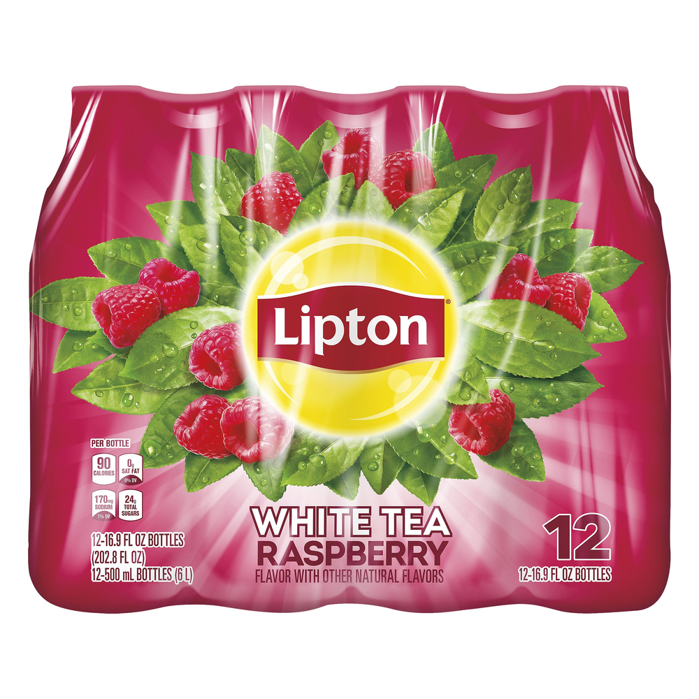 Lipton White Tea, Raspberry, 12 Pack-Main