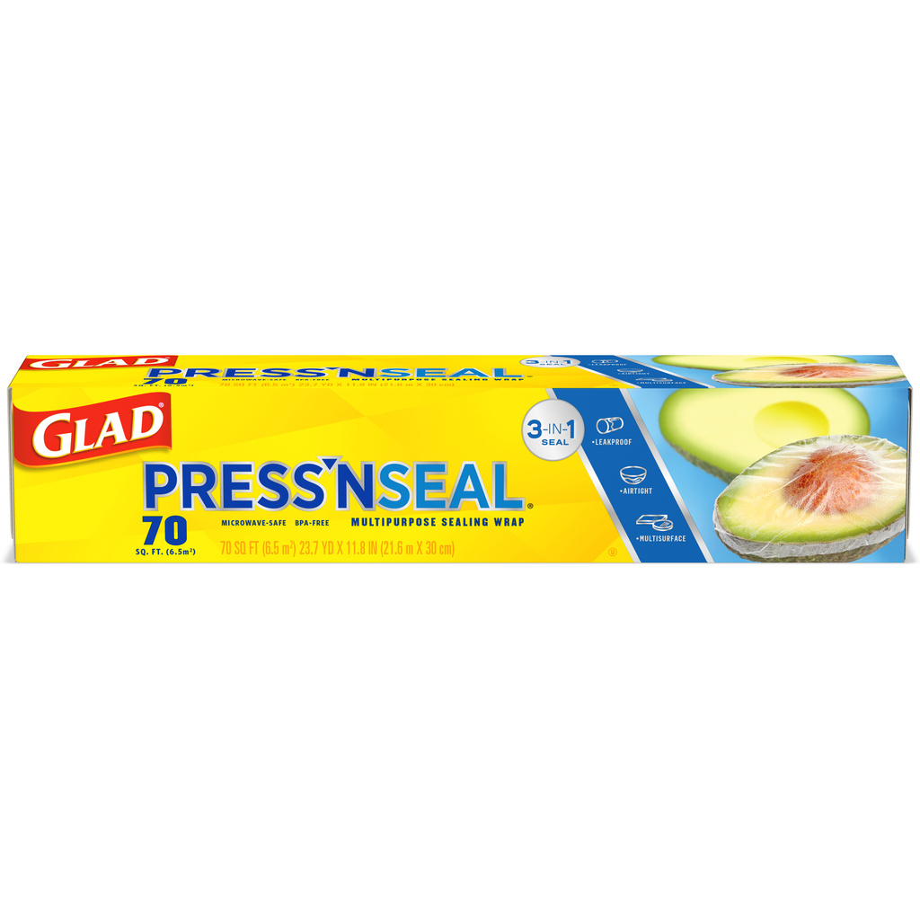 Glad Press'NSeal Sealing Wrap, Multipurpose, 3 in 1-Hero