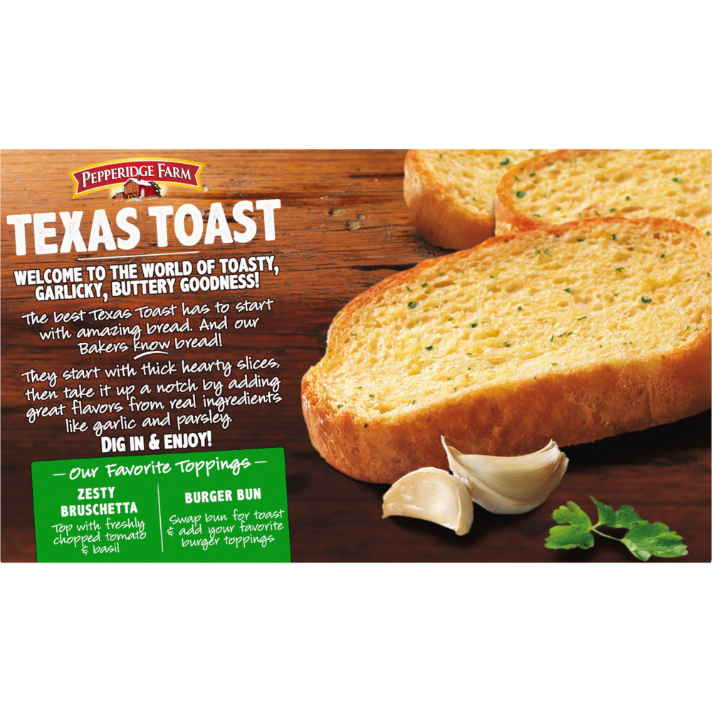Pepperidge Farm Texas Toast, Garlic & Parsley-Planogram-Back