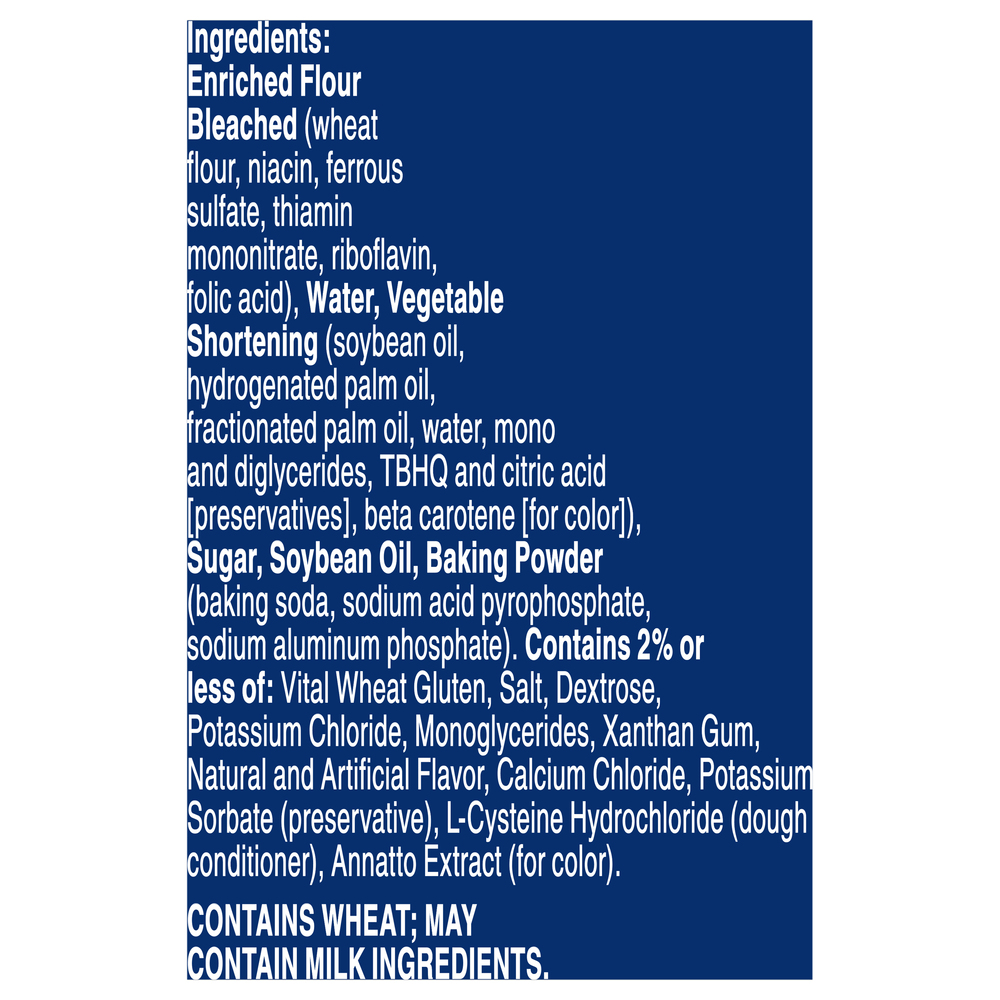 Pillsbury Grands! Crescents, Butter Flake-Ingredients