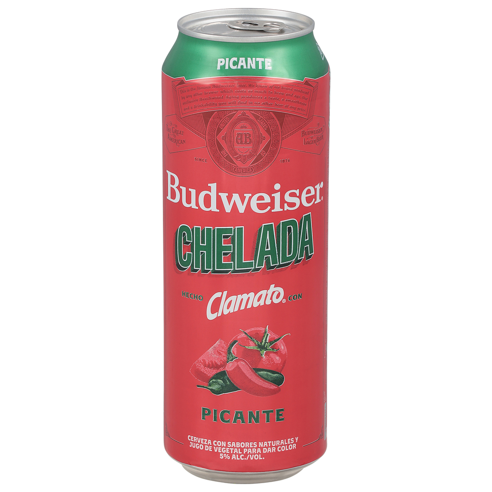 Budweiser Chelada Beer, Lager, Picante-Main