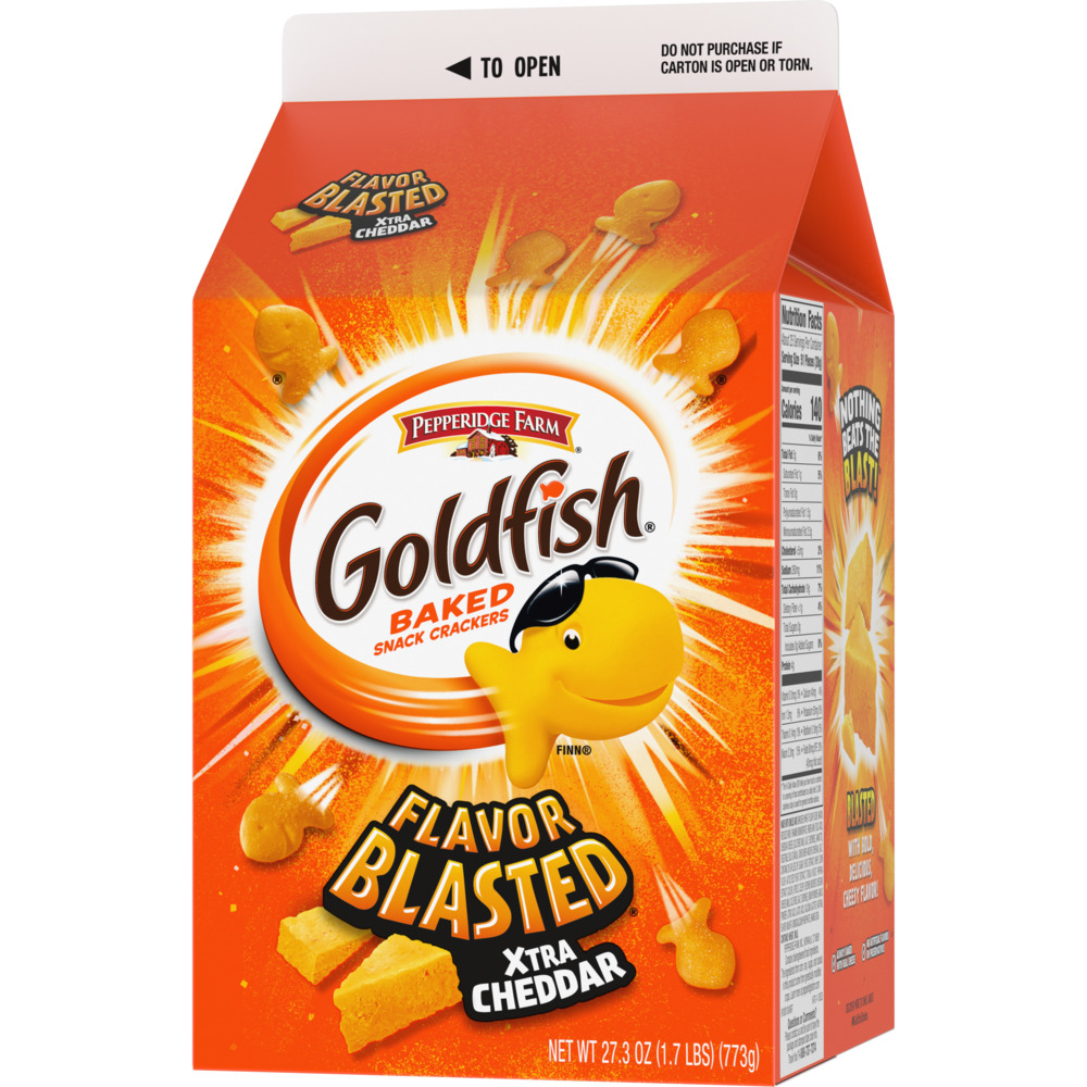 Goldfish® Goldfish® Flavor Blasted® Flavor Blasted Xtra Cheddar Cheese ...