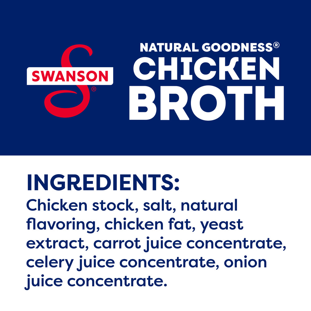 Swanson® Natural Goodness Lower Sodium Chicken Broth-Ingredients