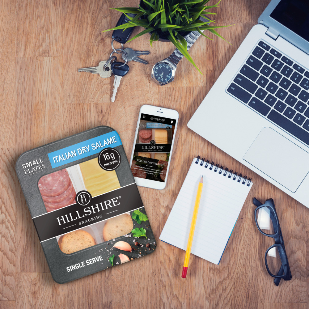Hillshire Snacking Protein Small Plates, Italian Dry Salami Deli Lunch ...