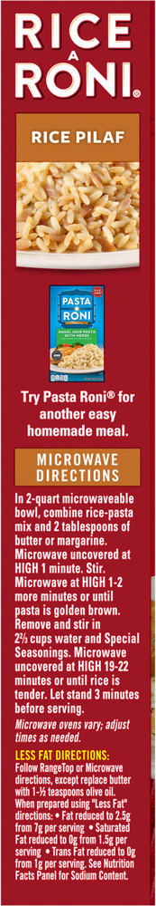 Rice-A-Roni Rice Pilaf-Planogram-Left
