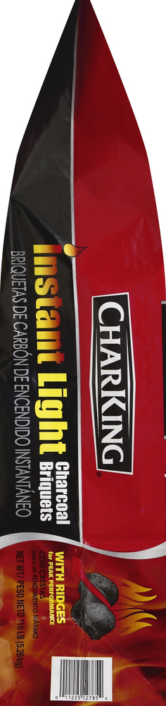 CharKing Charcoal Briquets, Instant Light-Planogram-Left