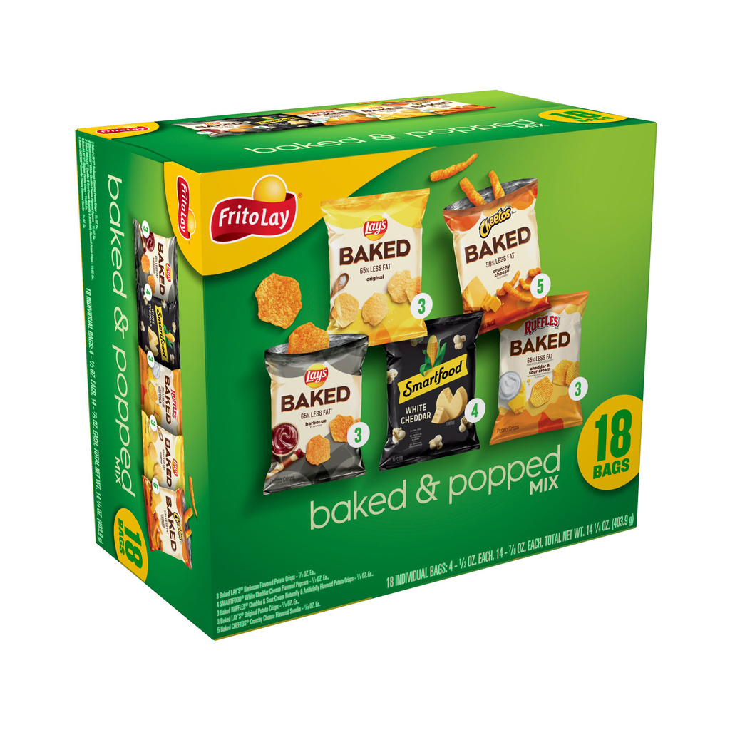 Frito Lay Snacks, Baked & Popped Mix-Hero