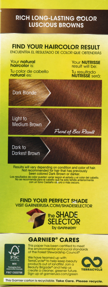 medium dark brown garnier