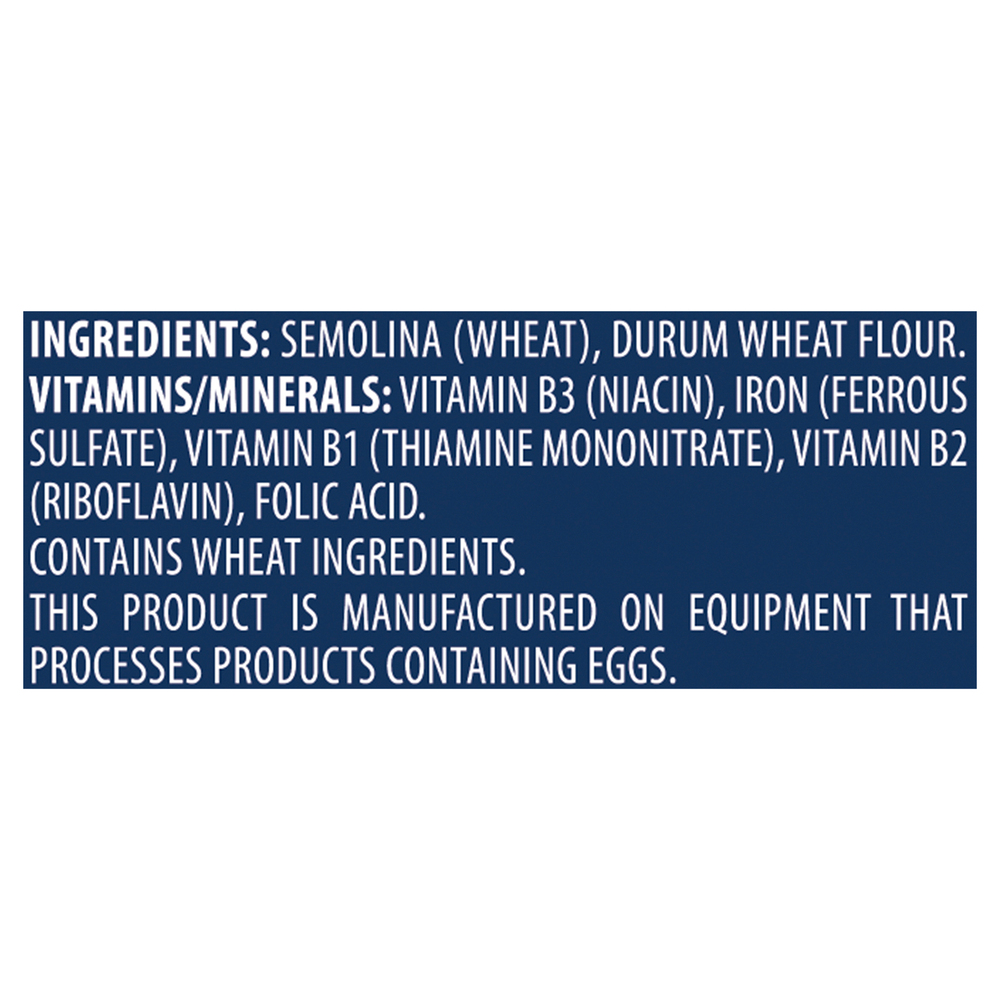 Barilla Rotini Pasta-Ingredients