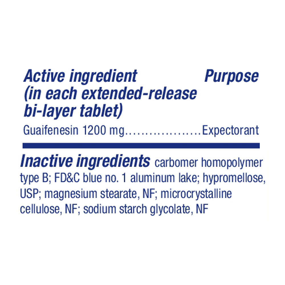 Mucinex Expectorant, 1200 mg, Maximum Strength, 12 Hour, Tablets ...