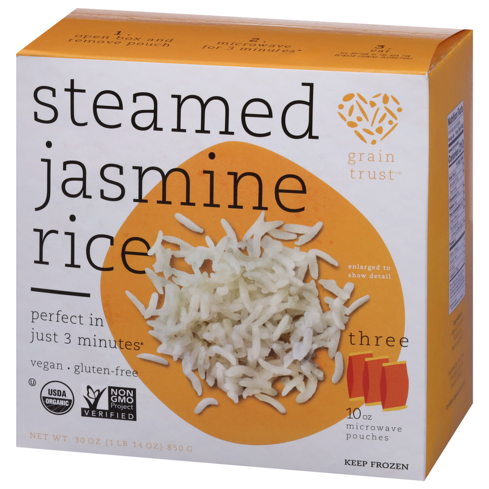 Grain Trust Rice, Steamed Jasmine-Front-Right-Elevated