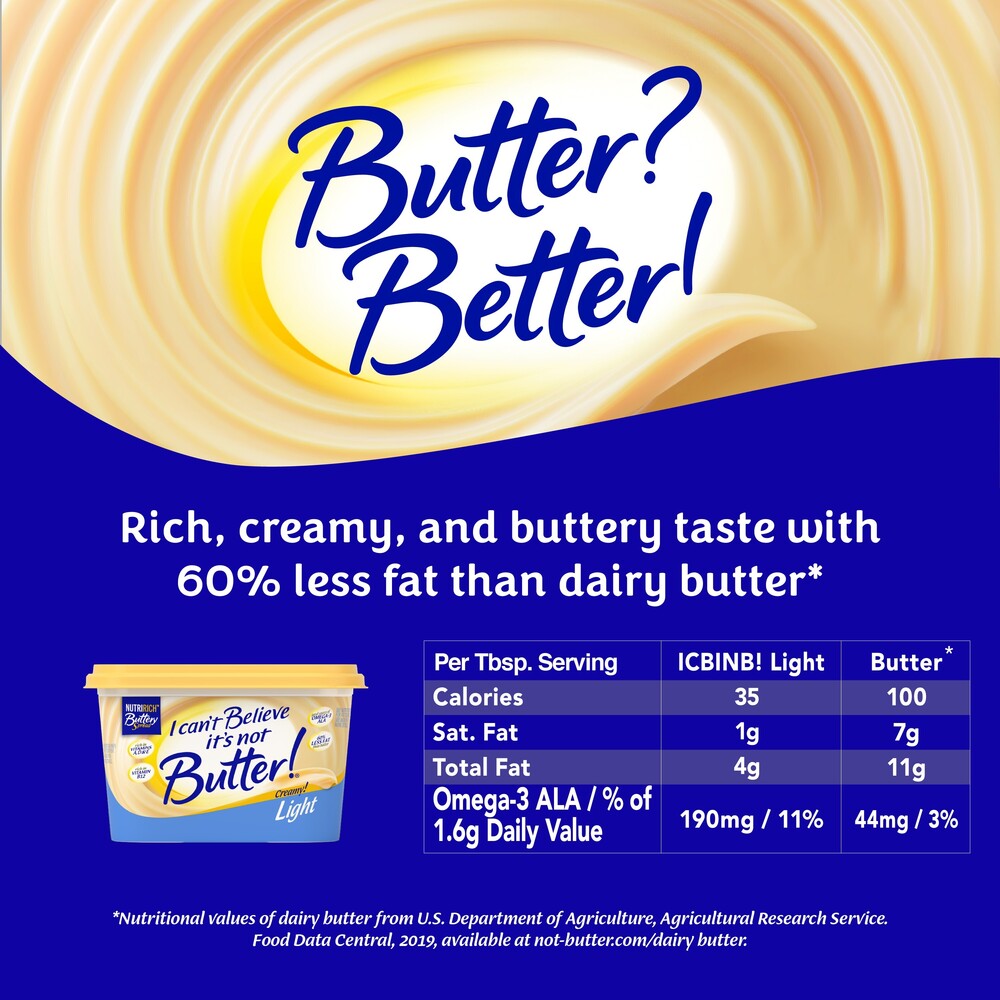 I Can't Believe It's Not Butter! Light Spread-Nutrition-Facts