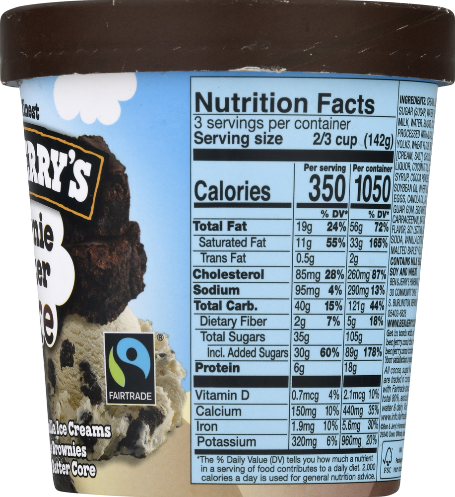 Ben & Jerry's Ice Cream, Brownie Batter Core-Planogram-Right