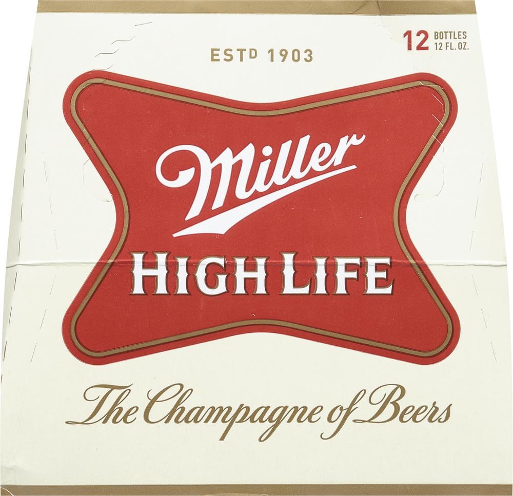 Miller High Life Beer-Planogram-Back