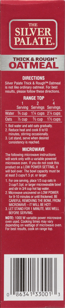 The Silver Palate Thick & Rough Oatmeal-Planogram-Left
