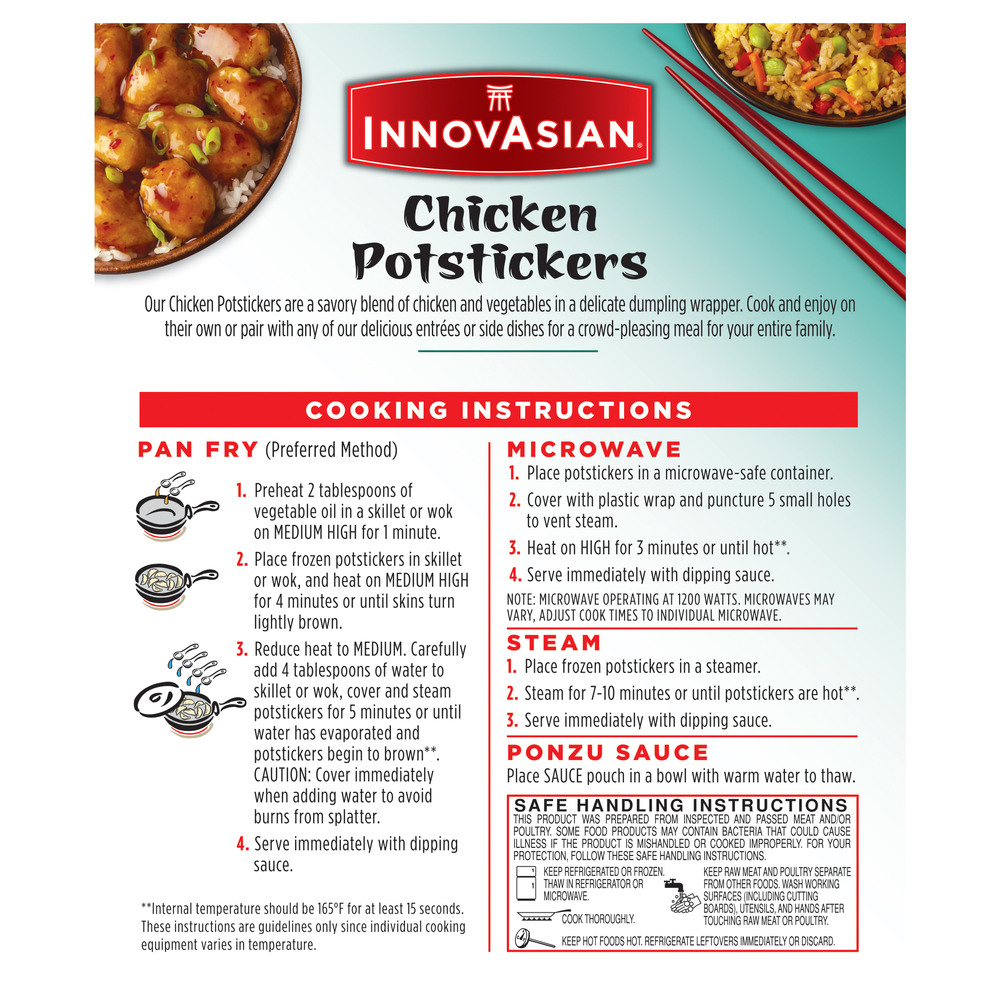 InnovAsian Appetizer Chicken Potstickers-Planogram-Back