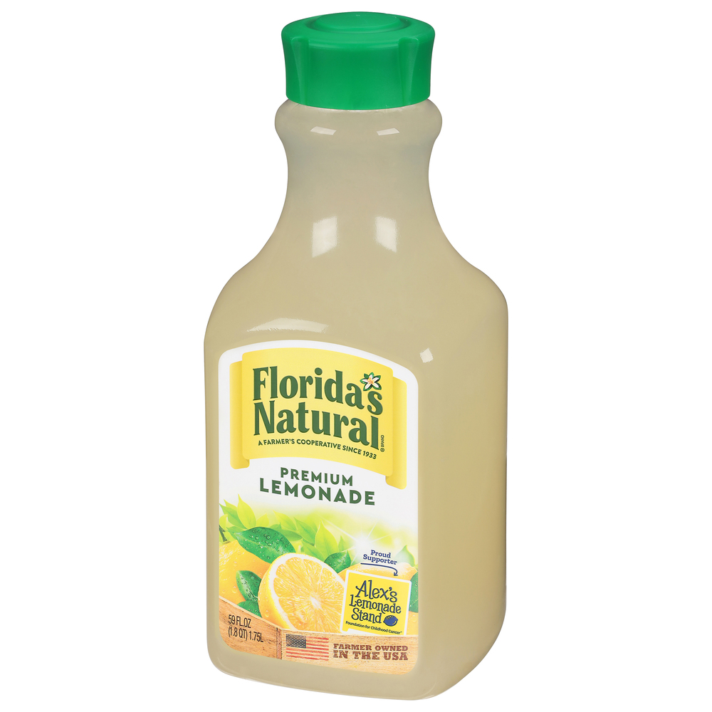 Florida's Natural Lemonade, Premium-Front-Right-Elevated