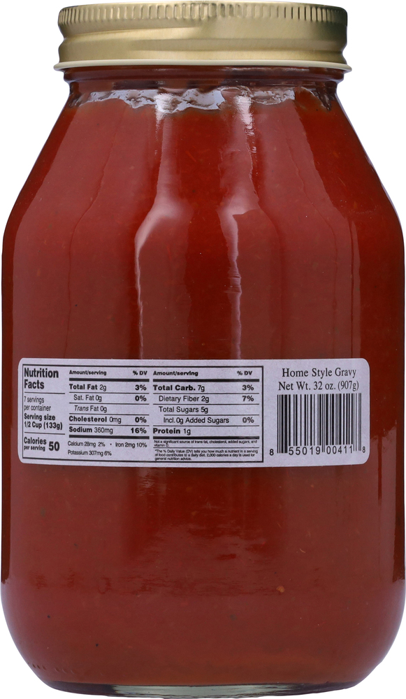 Michaels of Brooklyn Gravy, Home Style-Planogram-Back