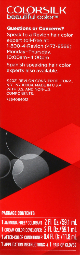 Revlon Dye Color Chart Revlon Colorsilk Urban Style Permanent Hair