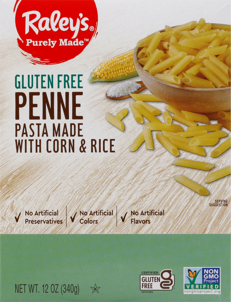 Raley's Purely Made Penne Pasta, Gluten Free-Planogram-Back