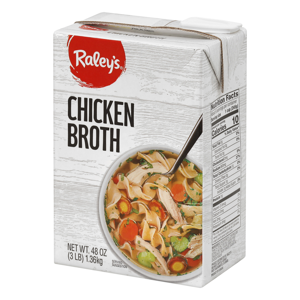 Raley's Chicken Broth-Front-Right-Elevated