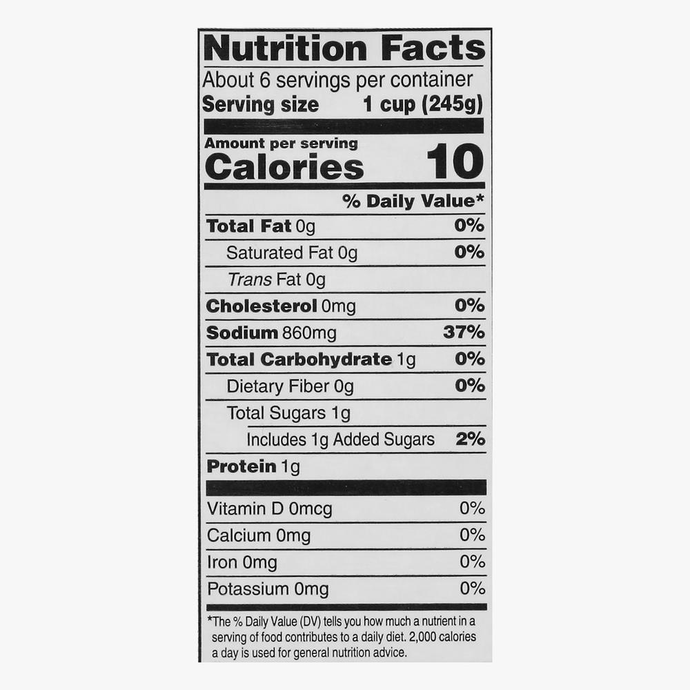 Raley s Chicken Broth Nutrition Facts