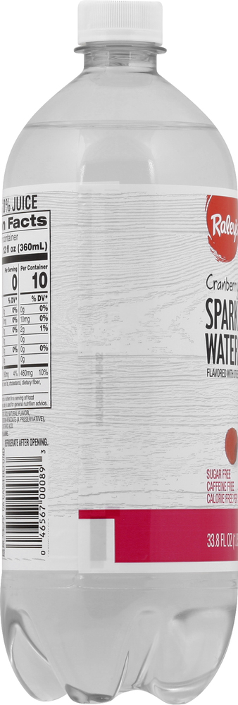 Raley's Cranberry Raspberry Sparkling Water-Planogram-Left
