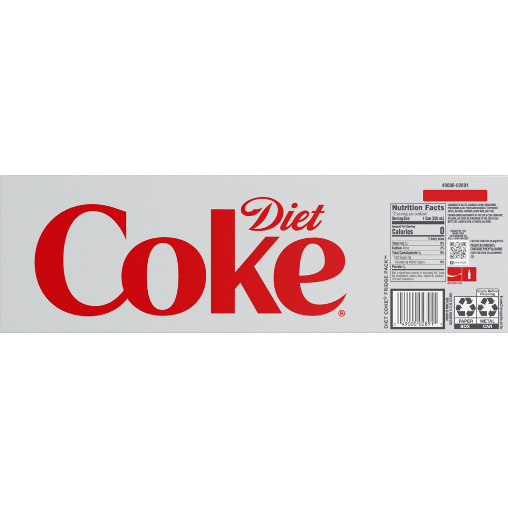 Diet Coke Soda Soft Drink-Planogram-Back