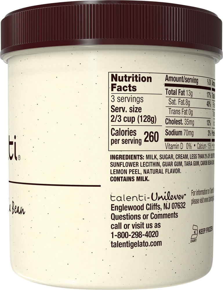 Talenti Gelato, Madagascan Vanilla Bean-Planogram-Right