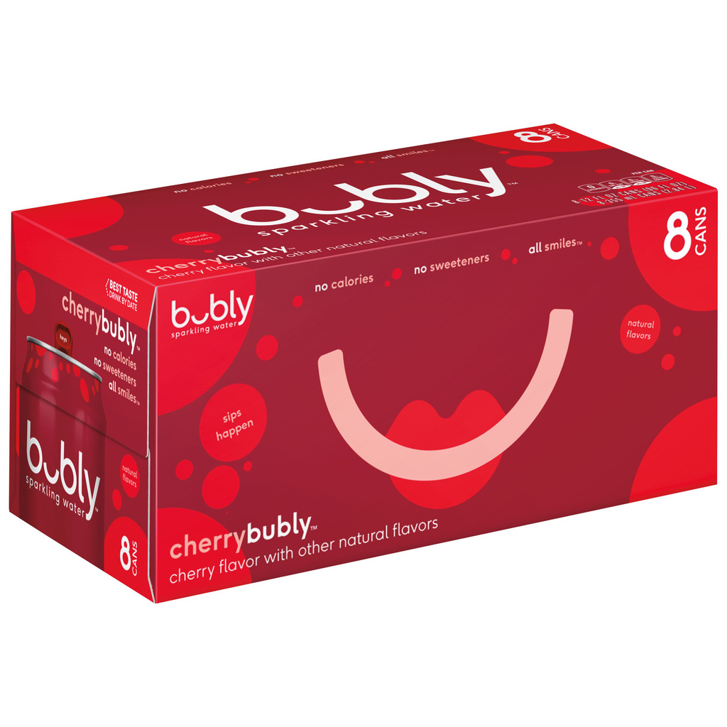 Bubly Sparkling Water Cherry-Hero