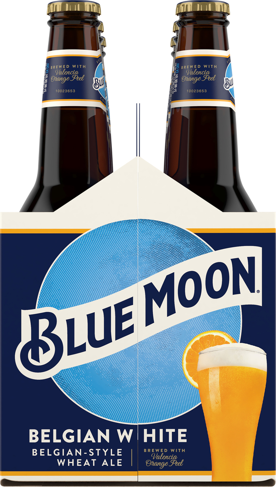 Blue Moon Beer, Belgian-Style Wheat Ale, Belgian White-Planogram-Left