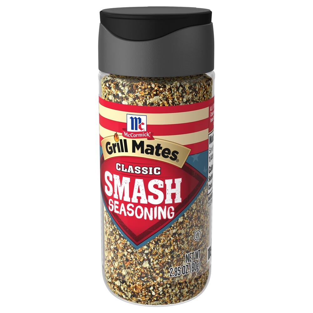 McCormick Grill Mates Smash Burger Seasoning-Front-Right-Elevated