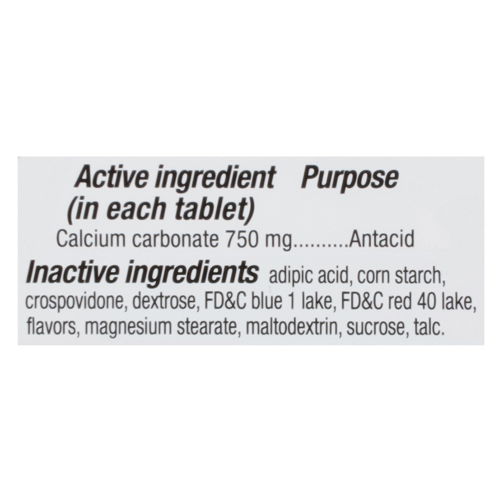 TopCare Health Antacid, Extra Strength, 750 mg, Chewable Tablets ...