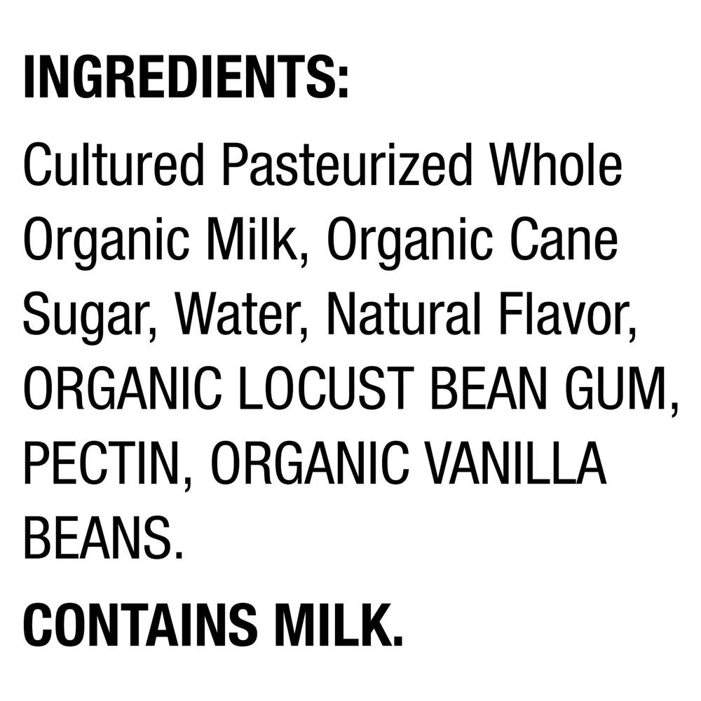 Wallaby Organic Yogurt, Whole Milk, Vanilla Bean, Aussie Greek Style ...