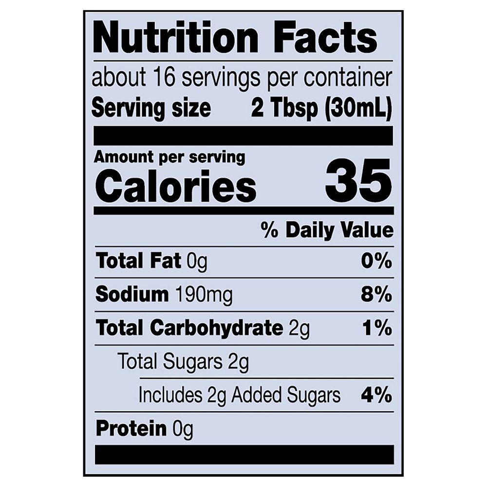 Holland House Cooking Wine, Sherry-Nutrition-Facts