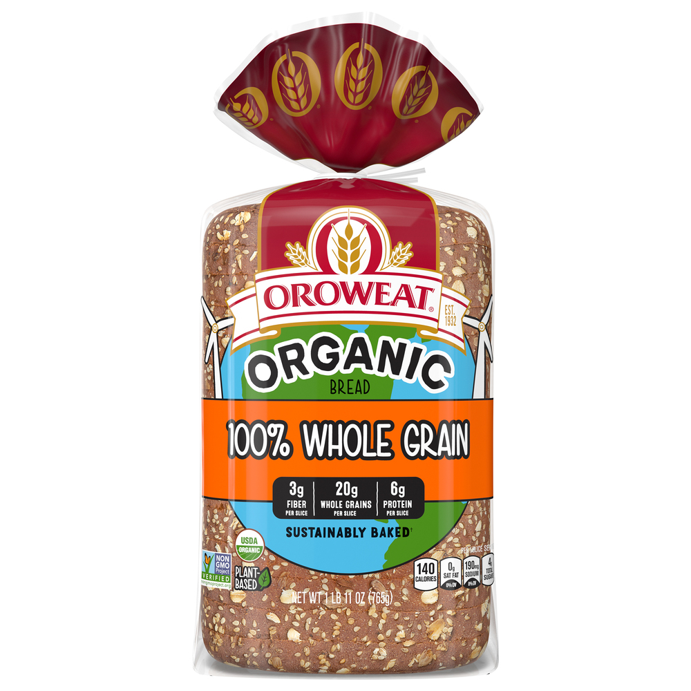 Oroweat Bread, Organic, 100% Whole Grain-Main