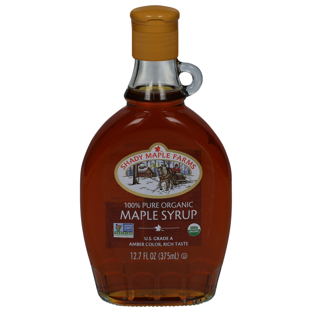 Shady Maple Farms Maple Syrup, Organic, 100% Pure-Main