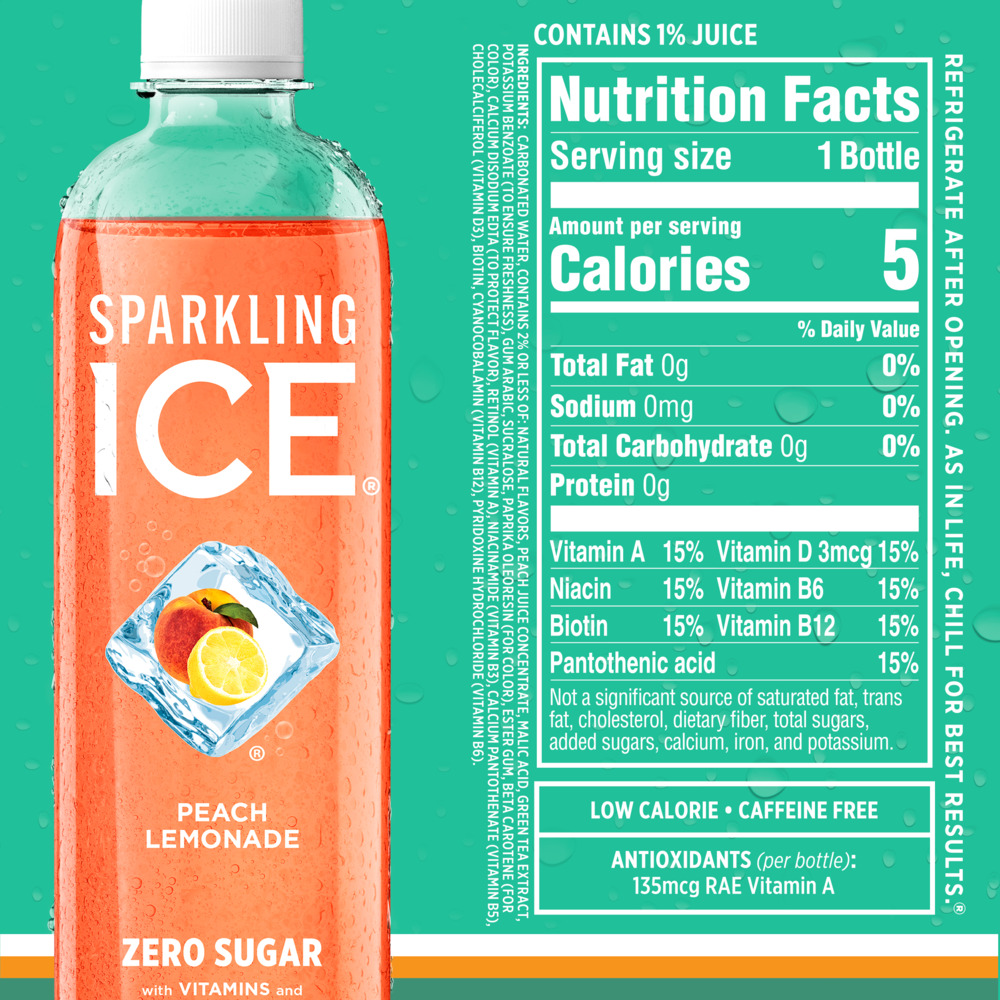 Sparkling Ice Flavor Lab Sparkling Water, Flavored, Zero Sugar ...