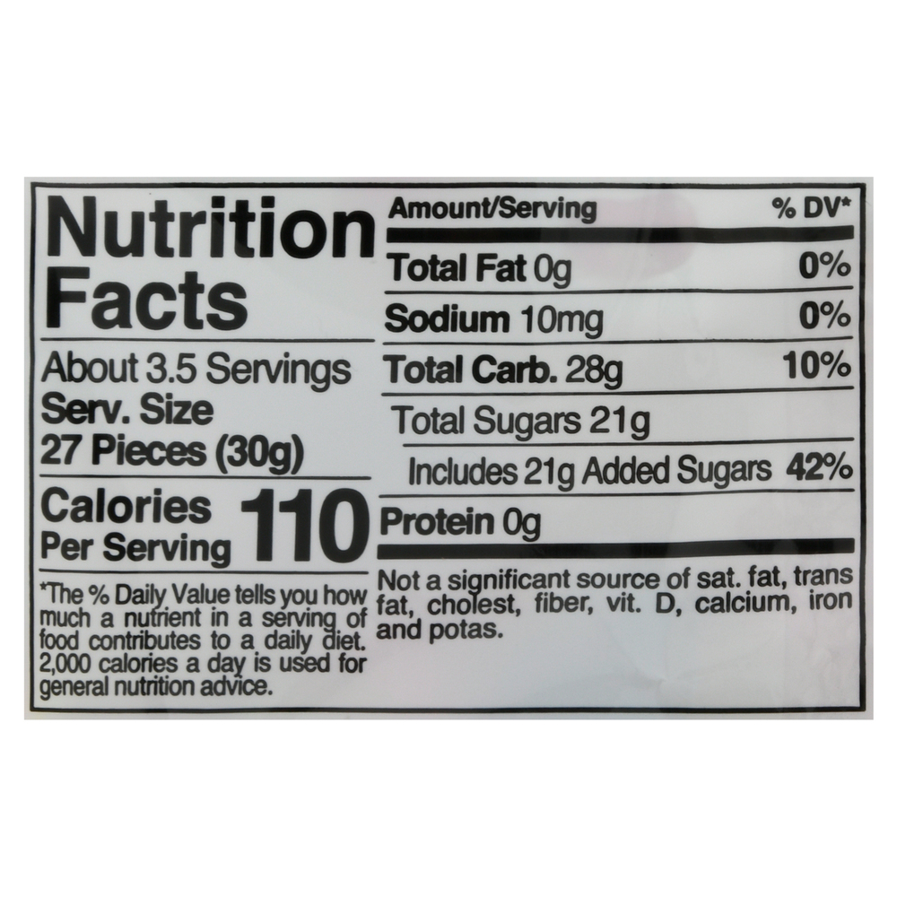 Jelly Belly Jelly Beans, 20 Flavors-Nutrition-Facts
