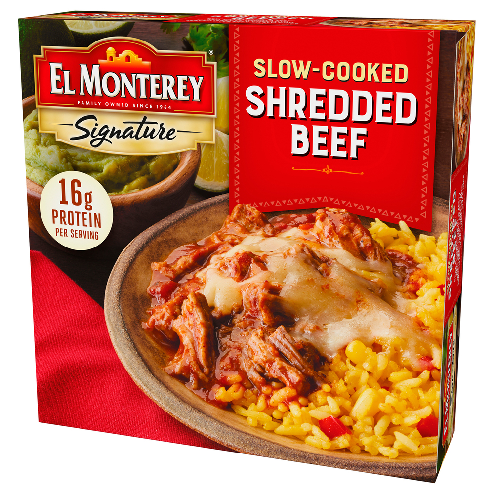 El Monterey Signature Shredded Beef, Slow-Cooked-Front-Right-Elevated