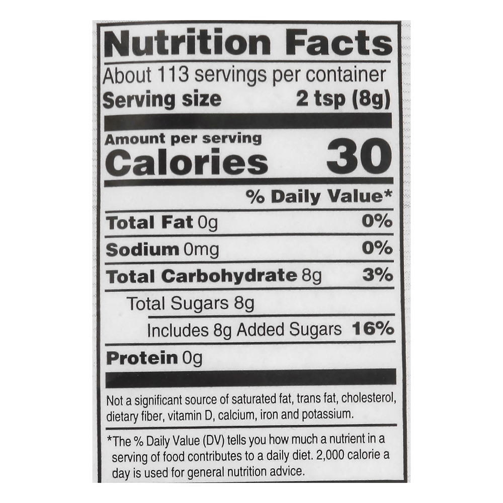 Raley's Light Brown Sugar-Nutrition-Facts