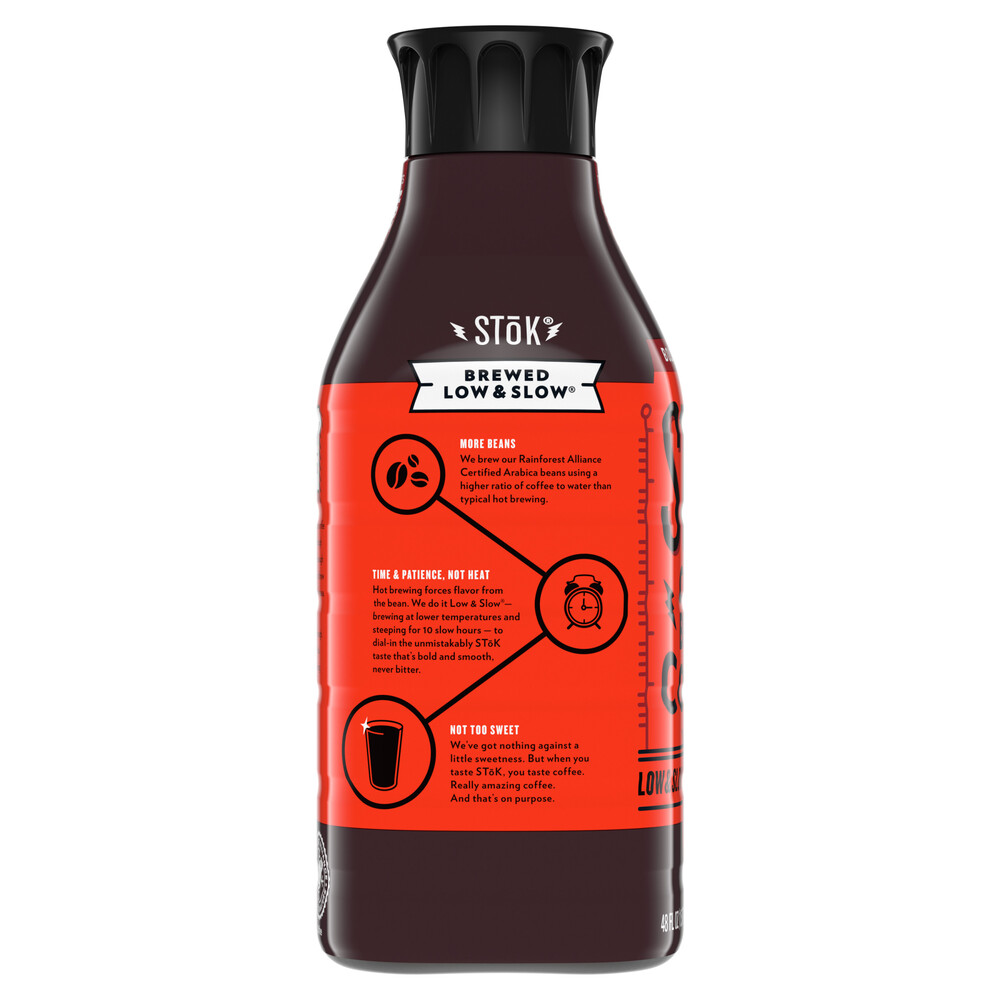 Stok Bold & Smooth Not Too Sweet Black Cold Brew Coffee-Planogram-Left