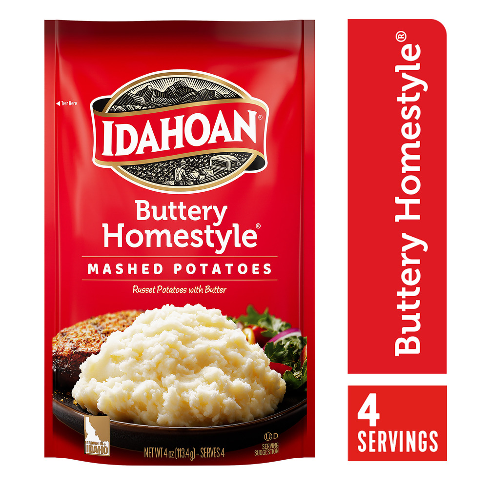 Idahoan Mashed Potatoes, Buttery Homestyle-Main