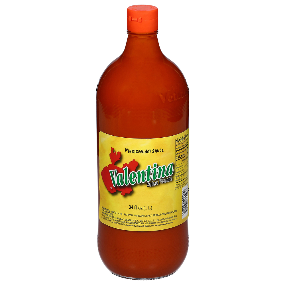 Valentina Hot Sauce, Mexican-Main
