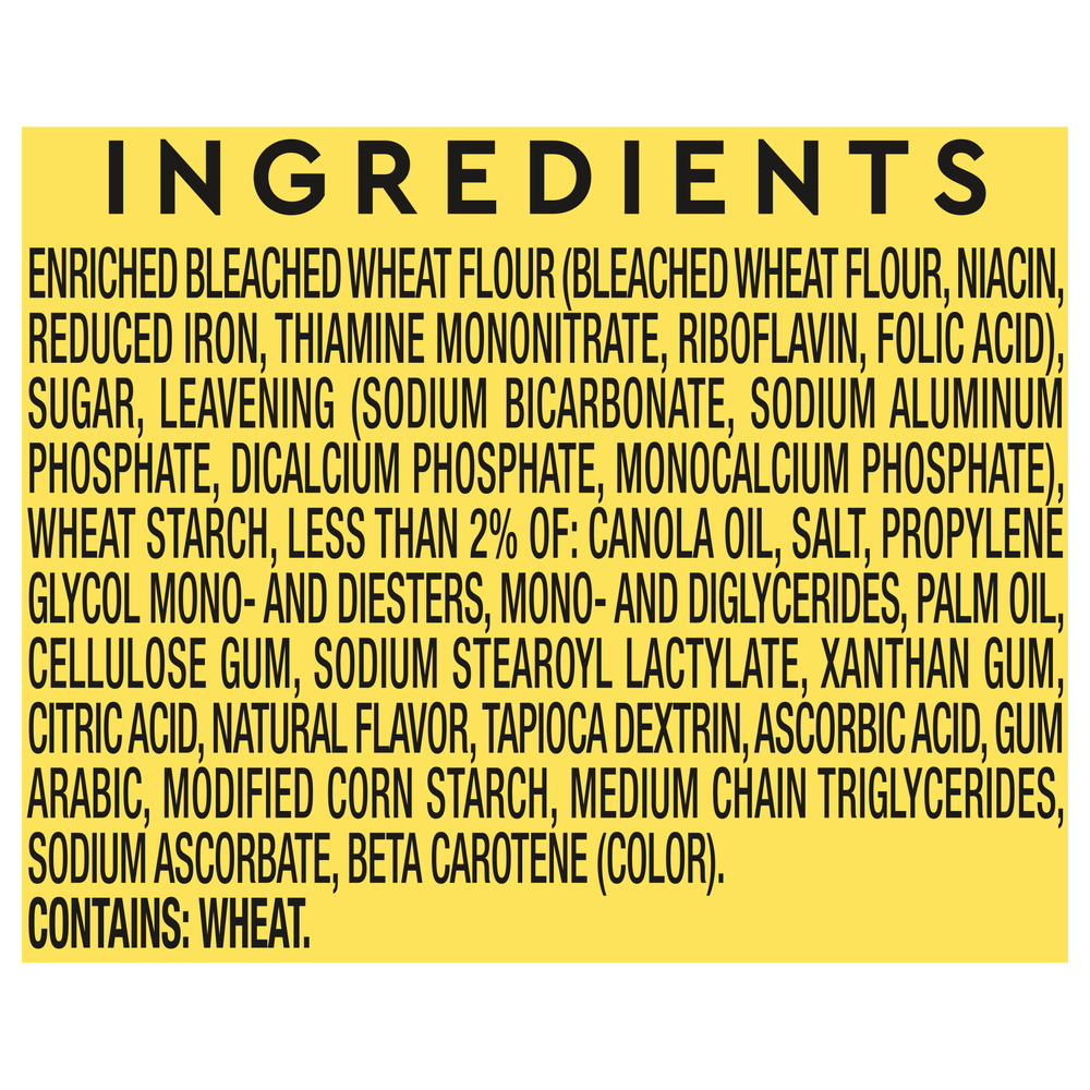Duncan Hines Signature Cake Mix, Lemon Supreme, Perfectly Moist-Ingredients