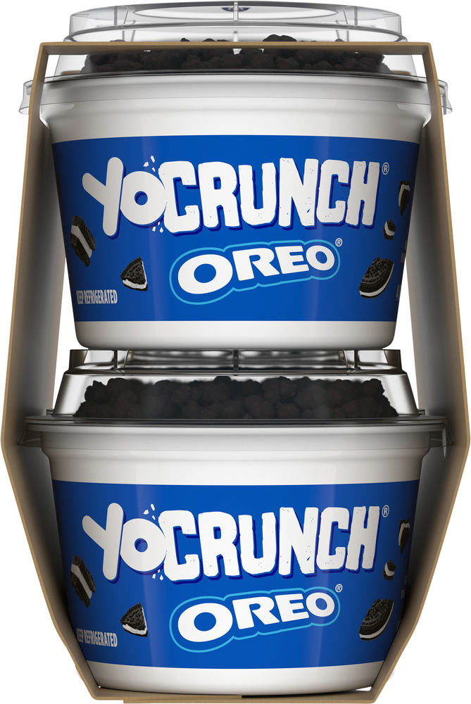 YoCrunch Oreo Yogurt, Lowfat, Vanilla, 1% Milkfat-Planogram-Left