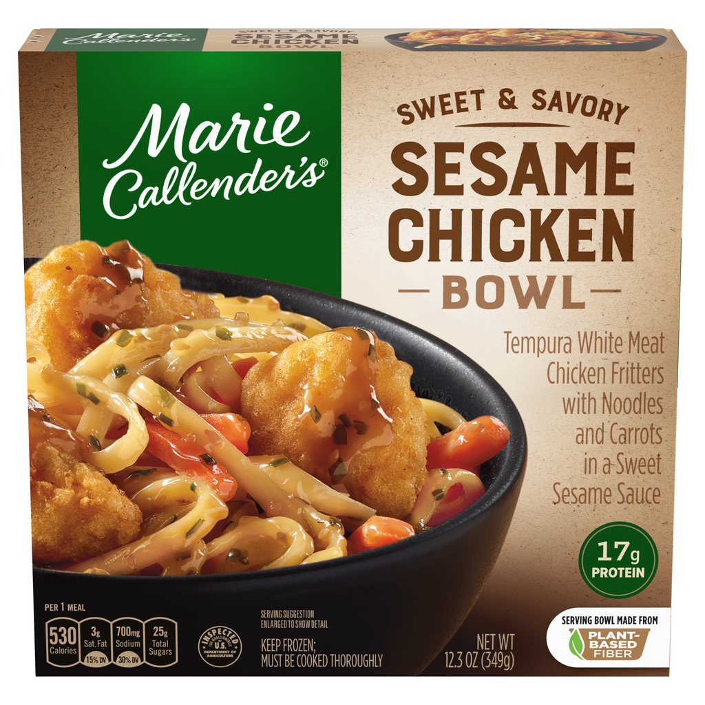 Marie Callender's Sesame Chicken Bowl, Sweet & Savory-Hero