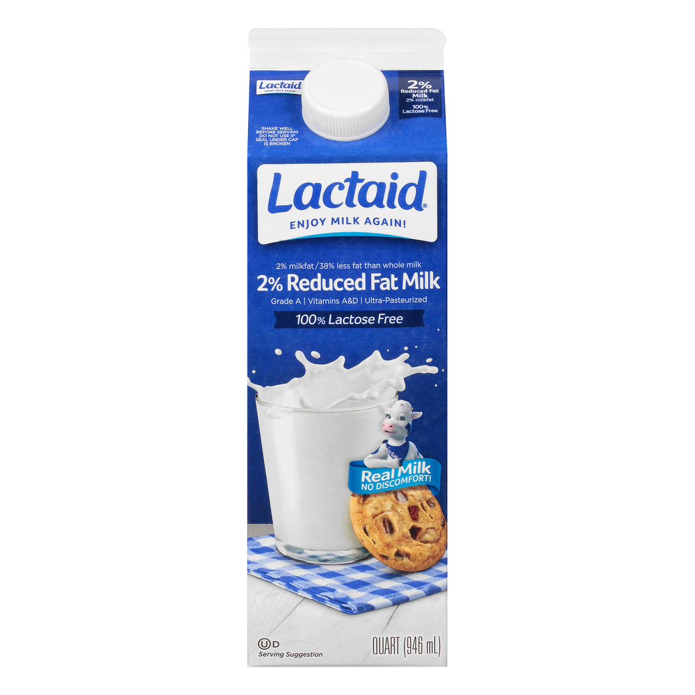 Lactaid Milk, 2% Reduced Fat, Lactose Free-Main